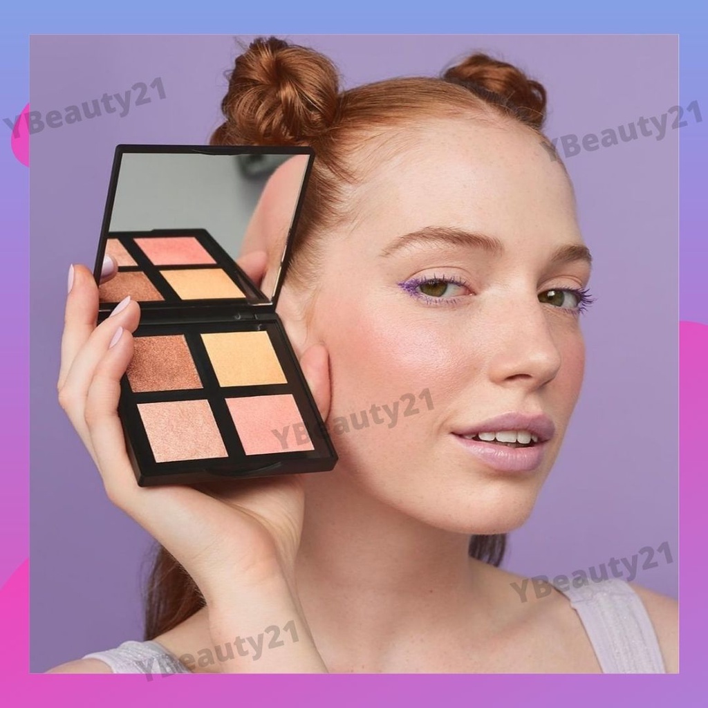 EYESHADO HIGHLIGHTER 3INA The Glowing Face Palette 四色立體炫色盤 | Shopee ...