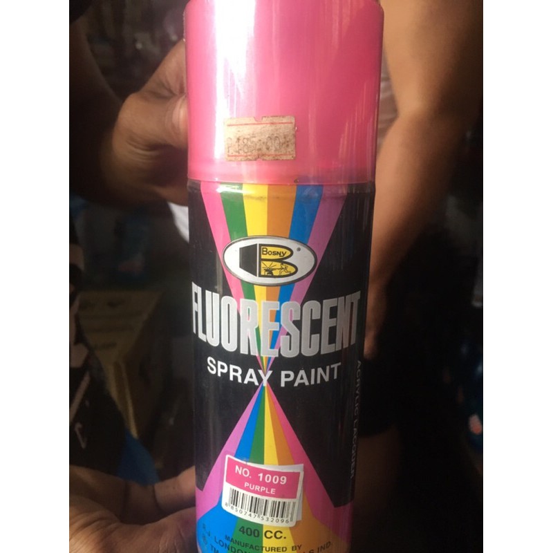 BOSNY FLUORESCENT SPRAY PAINT 400cc | Shopee Philippines