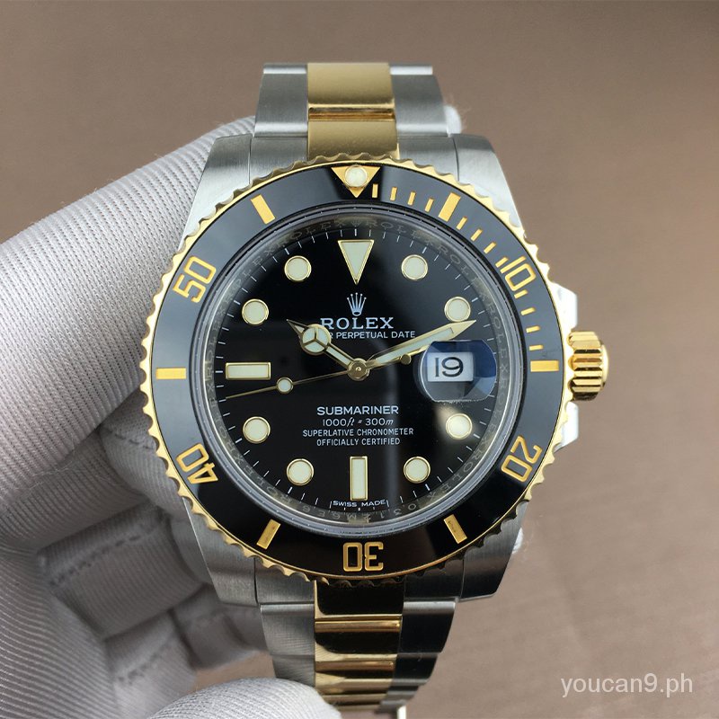 High Version Original 1:1 Rolex_Submariner Series116613LNRoom Gold ...