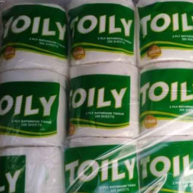TOILY bathroom tissue 2ply 300 sheets | Shopee Philippines