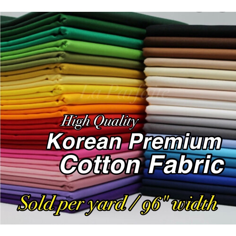 Korean Premium Cotton Fabric High Quality Good for Bedsheets and ...