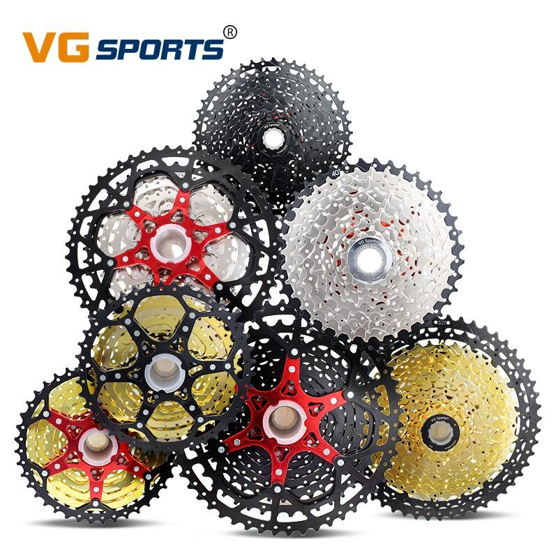 VG Sports 8 9 10 11 12 Speed 11-42T/46T/50T/52T Gold MTB Bicycle ...