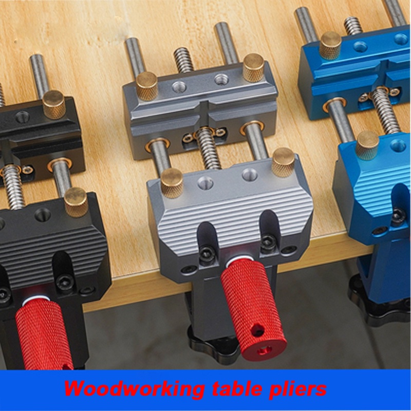 Aluminum alloy precision bench vise multi-function mini small bench vise table pliers household ...