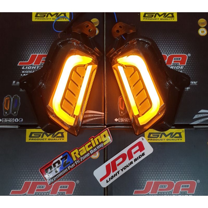 JPA CYBER TYPE 2020 LED SIGNAL LIGHT & PARKLIGHT - AEROX V1 & 2021 ...