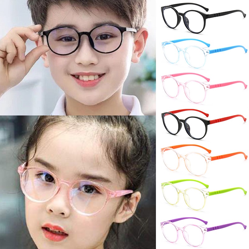 Round Blue Light Kids Glasses Optical Frame 2020 Children Boy Girls ...