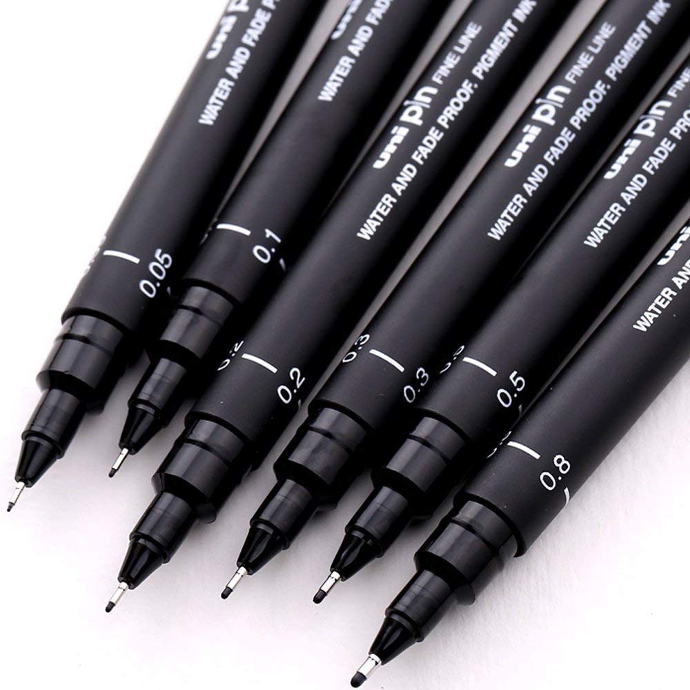 Uni Pin Technical Drawing Pen (0.05-0.8) | Shopee Philippines