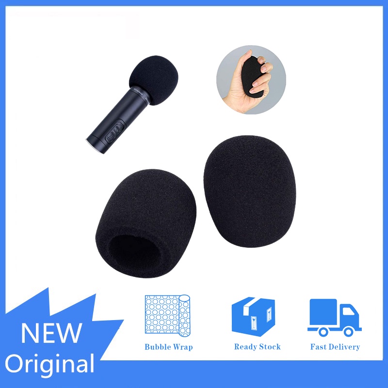 Microphone Foam Cover 1/5/10 PCS Large Size Mic Windscreen Cap | Shopee ...