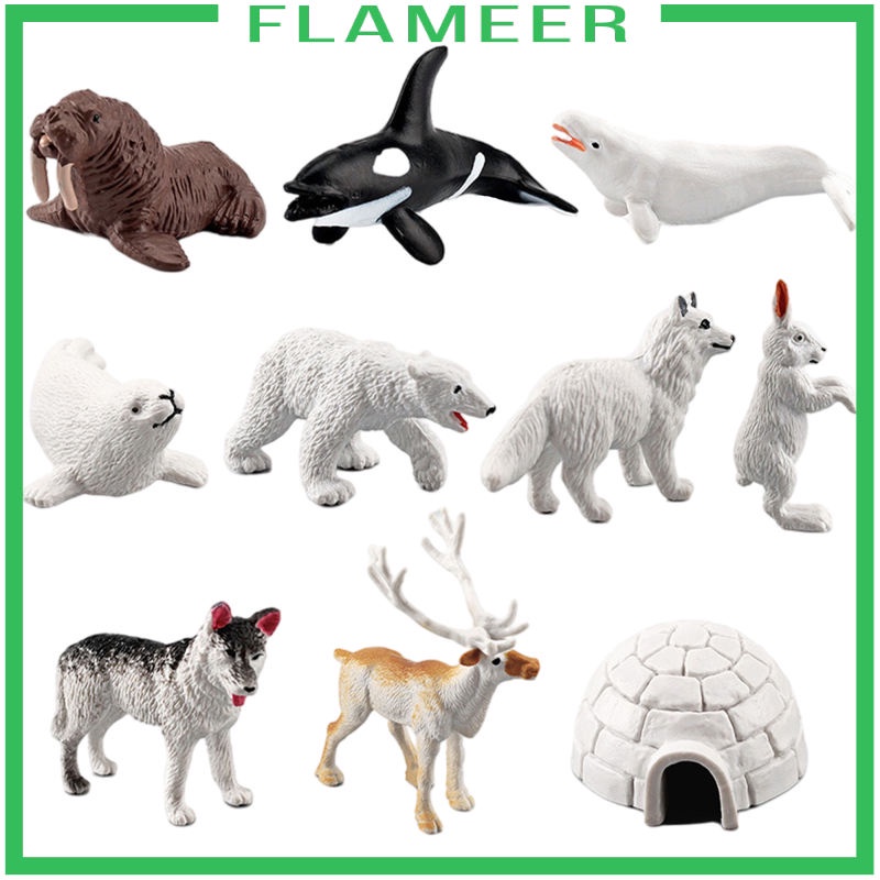 [FLAMEER] 10/18Pack Lifelike Model Miniature Statues Home Desktop Decor ...