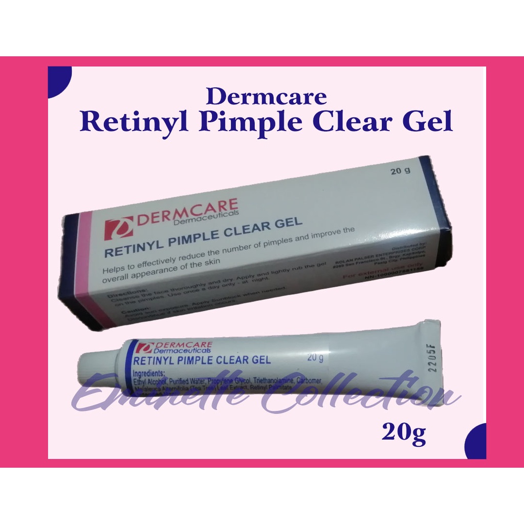 Dermcare Dermaceuticals Retinyl Pimple Clear Gel 12g / 20g | Shopee ...