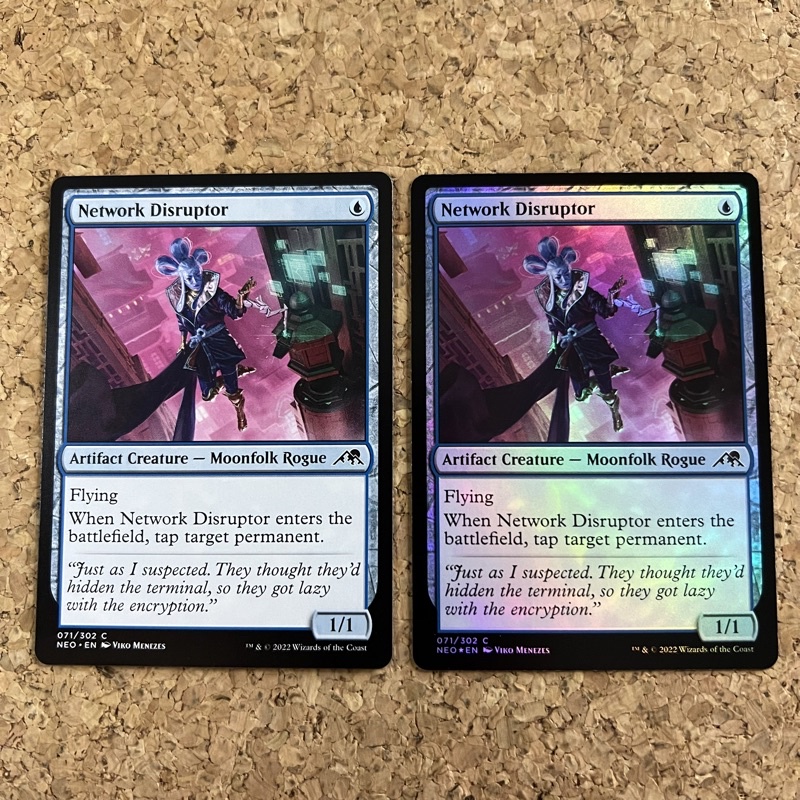 MTG NETWORK DISRUPTOR (MOONFOLK ROGUE) KAMIGAWA NEON DYNASTY (BLUE ...