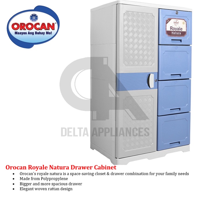Orocan RoyaleNatura Drawer Cabinet | Shopee Philippines