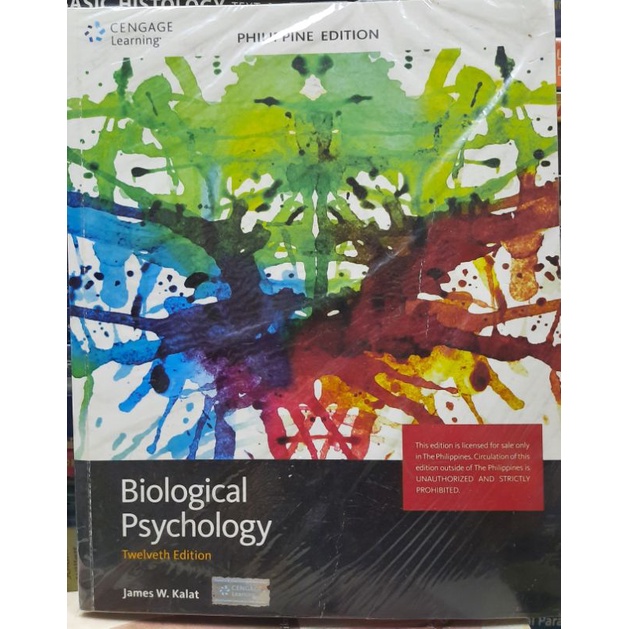 Biological Psychology 12th ed Kalat secondhand | Shopee Philippines