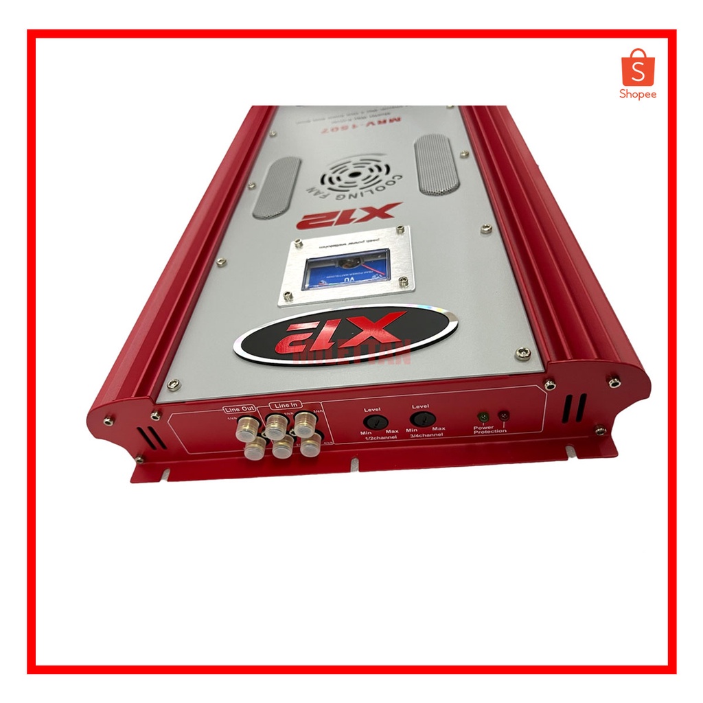 X-12 CAR AMPLIFIER MRV -1507 4 CHANNEL 3600 WATTS | Shopee Philippines