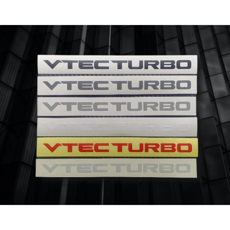 Sticker Sticker Car Mounted Car VTEC VTEC TURBO TURBO Mirror Glass ...