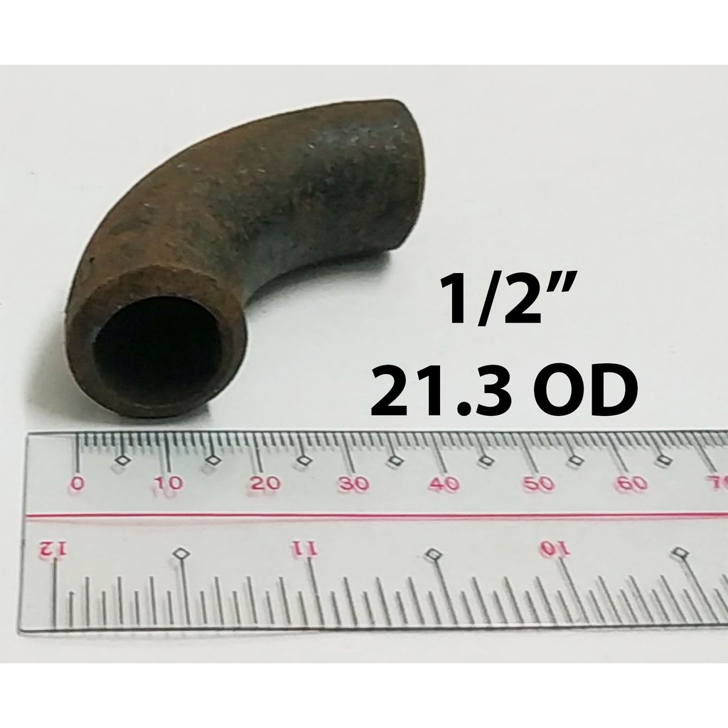 BI WELDING ELBOW 1/2" X 90° SCH40 BLACK IRON ==================== BI ...