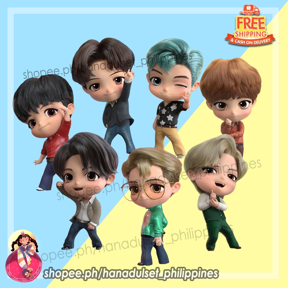 KPOP BTS 2.5 inches | cake topper [Dynamite ver.2] Tinytan standee | Shopee Philippines