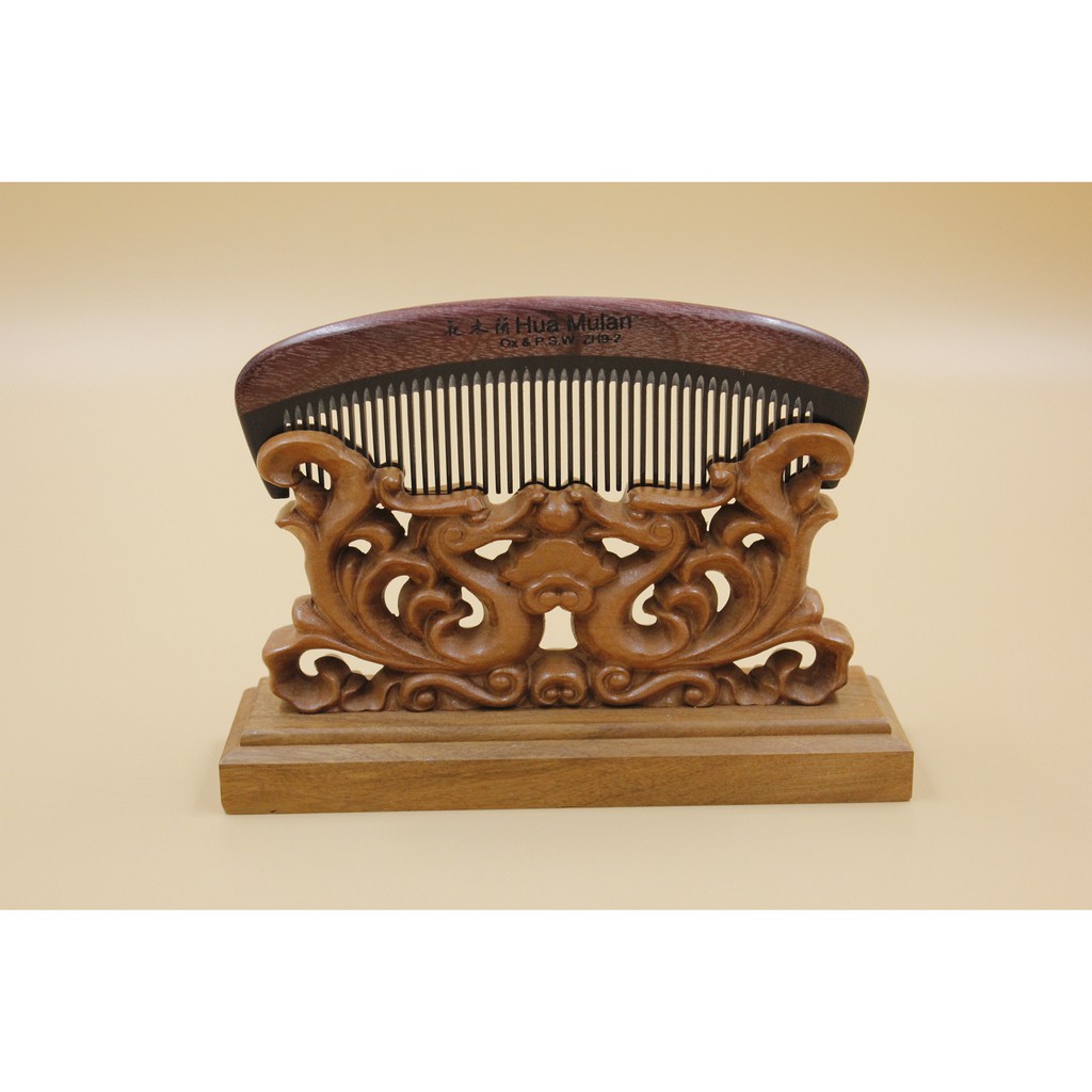 Hua Mulan ZH9-2 Ox Horn and Purple Sandalwood Comb | Shopee Philippines