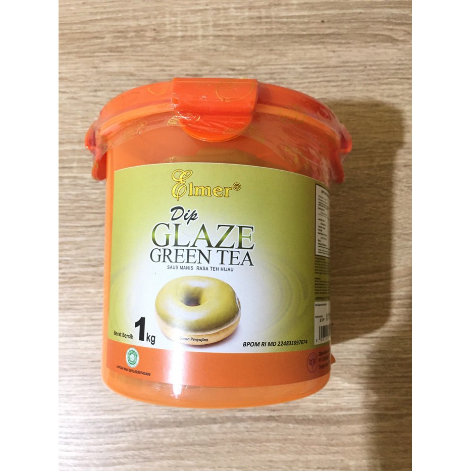 Green Tea elmer 1 kg / elmer dipping glaze JCO matcha spread topping ...