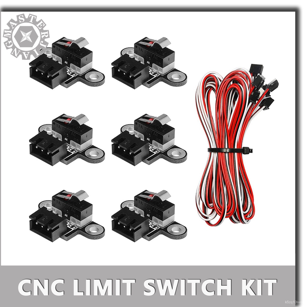 Mini Limit Switch Kit 6 PCS with 3-Pin Cable Vertical limit switch for ...