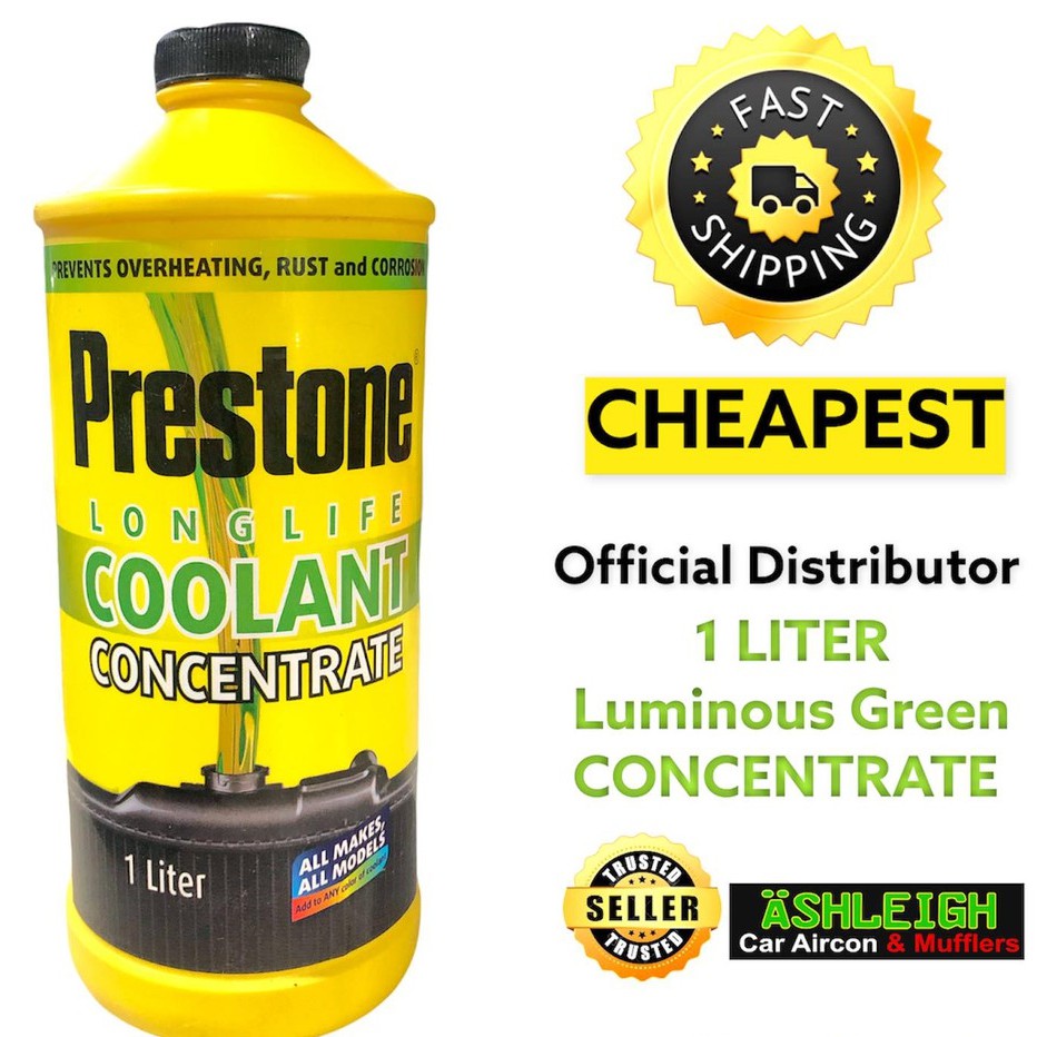 Prestone Coolant 1Liter Concentrate Radiator cooling system long life ...