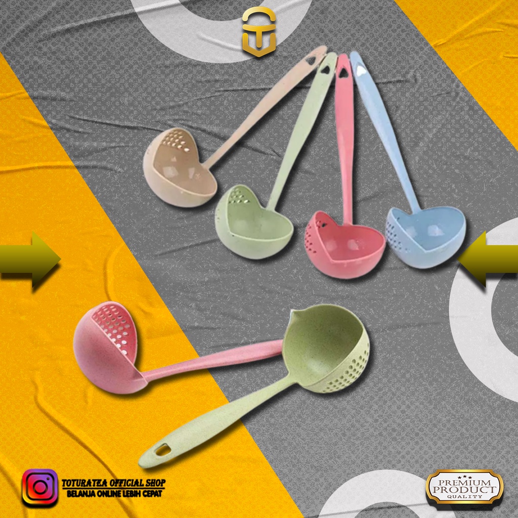 2 in 1 Soup Strainer Spoon | Gravy & Drain Spoon | Shopee Philippines