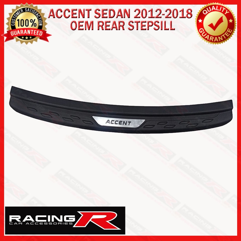 Accent 2012 - 2018 OEM Rear Stepsill ( Step sill Car Accessories ) 2013 ...