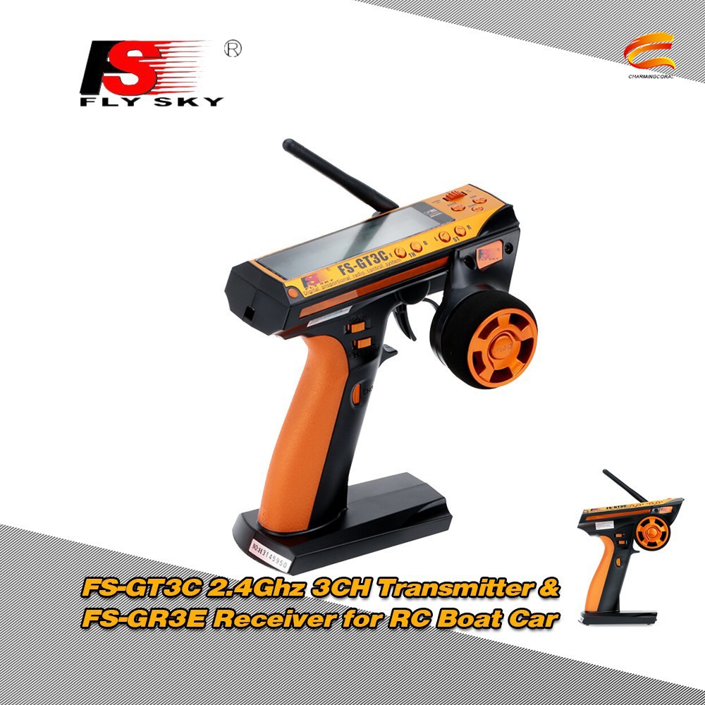 Original Flysky FS-GT3C 2.4Ghz 3CH AFHDS Automatic Frequency Hopping ...