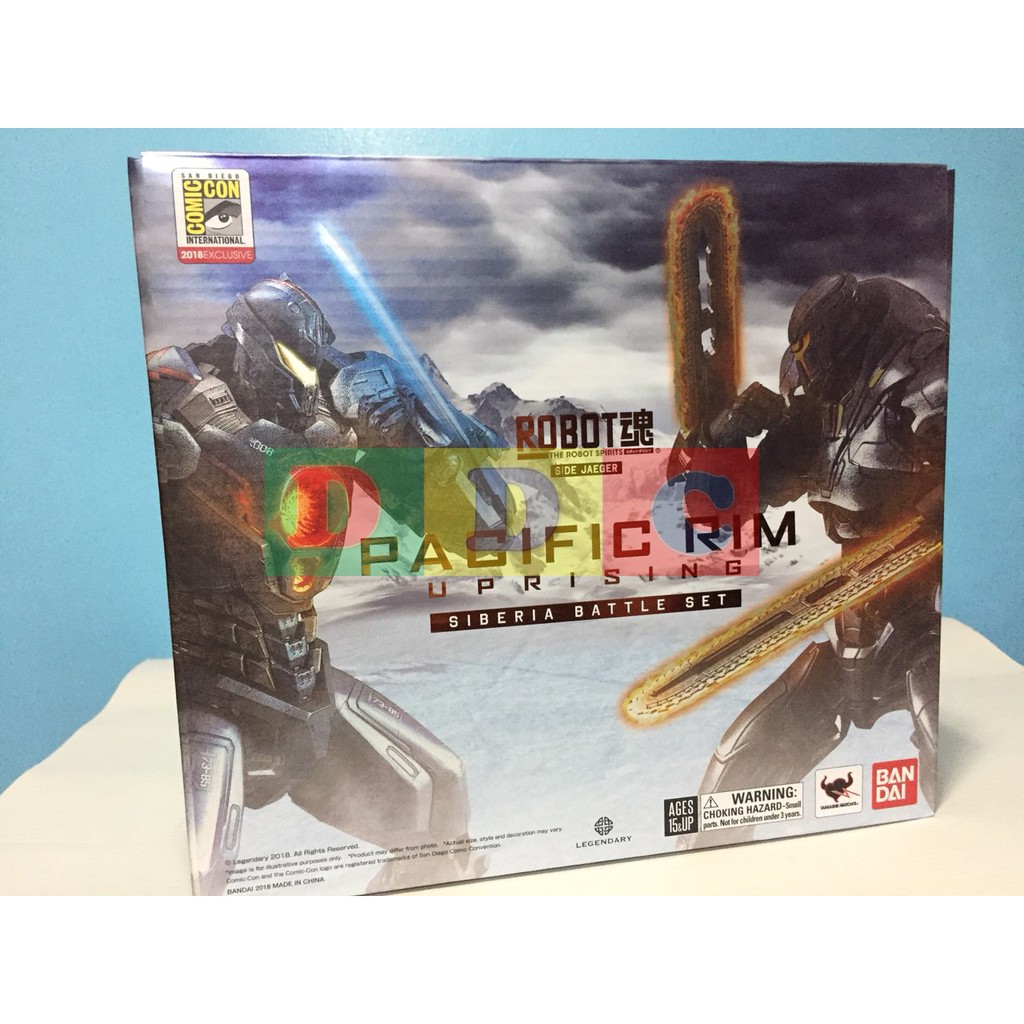 BANDAI ROBOT SPIRITS PACIFIC RIM UPRISING SIBERIAN SDCC 2018 (SEALED ...
