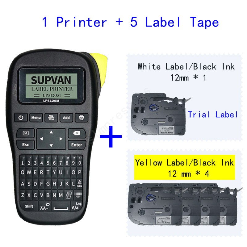 Supvan Portable Label Printer Machines Mini Label Maker Labeling ...
