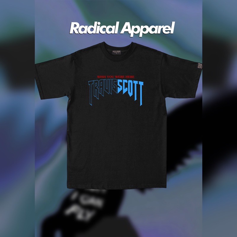 Astroworld Wish You Were Here Travis Scott Outline to Solid Shirt ...