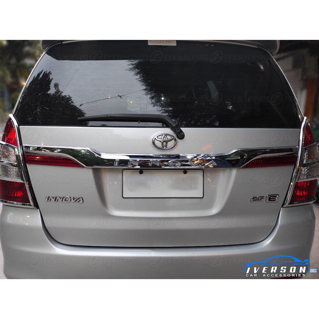 Trunklid LED Garnish for Toyota Innova 2014 to 2015 (Chrome) Trunk led ...