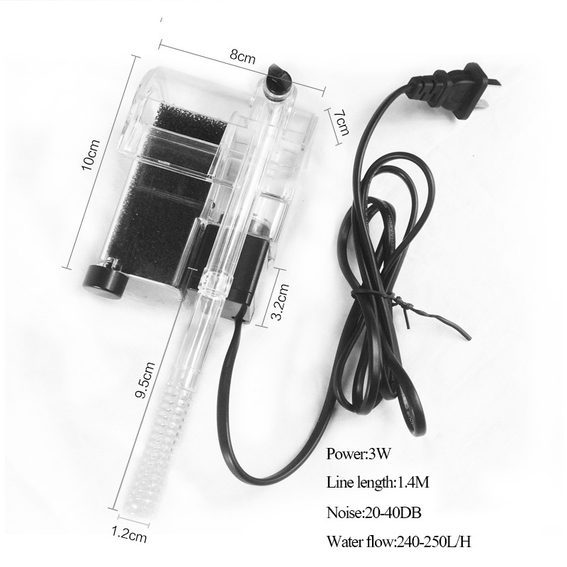 Aquarium Filter External Water Pumps Hanging Filter Power Waterfall ...