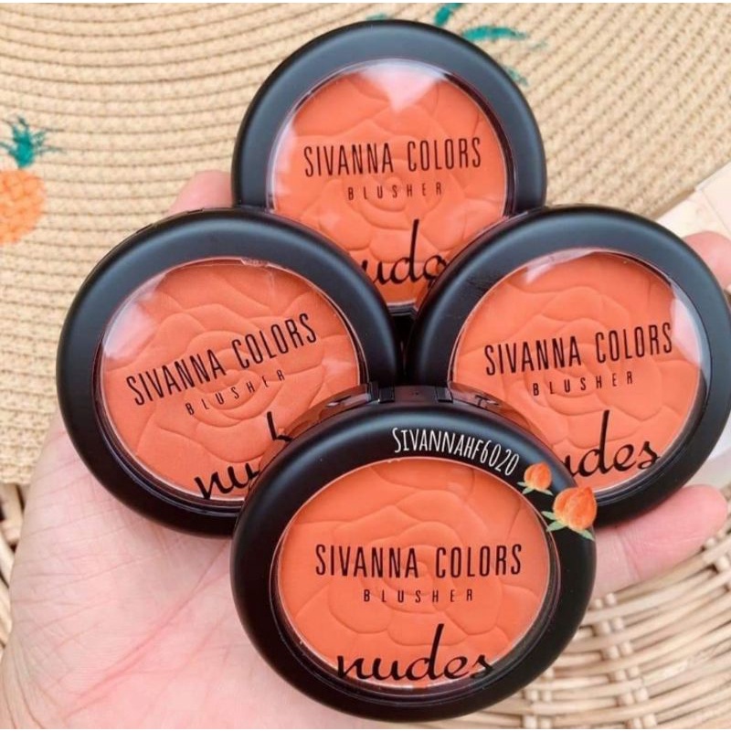 Sivanna Colors Nudes Rose Blusher: HF6020 Orange Tone Blusher with ...