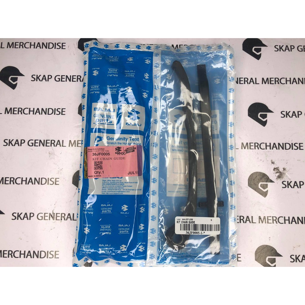 BAJAJ - CHAIN GUIDE KIT ( 2 PCS ) - ROUSER NS150 / NS160 ( 36JF0005 ...