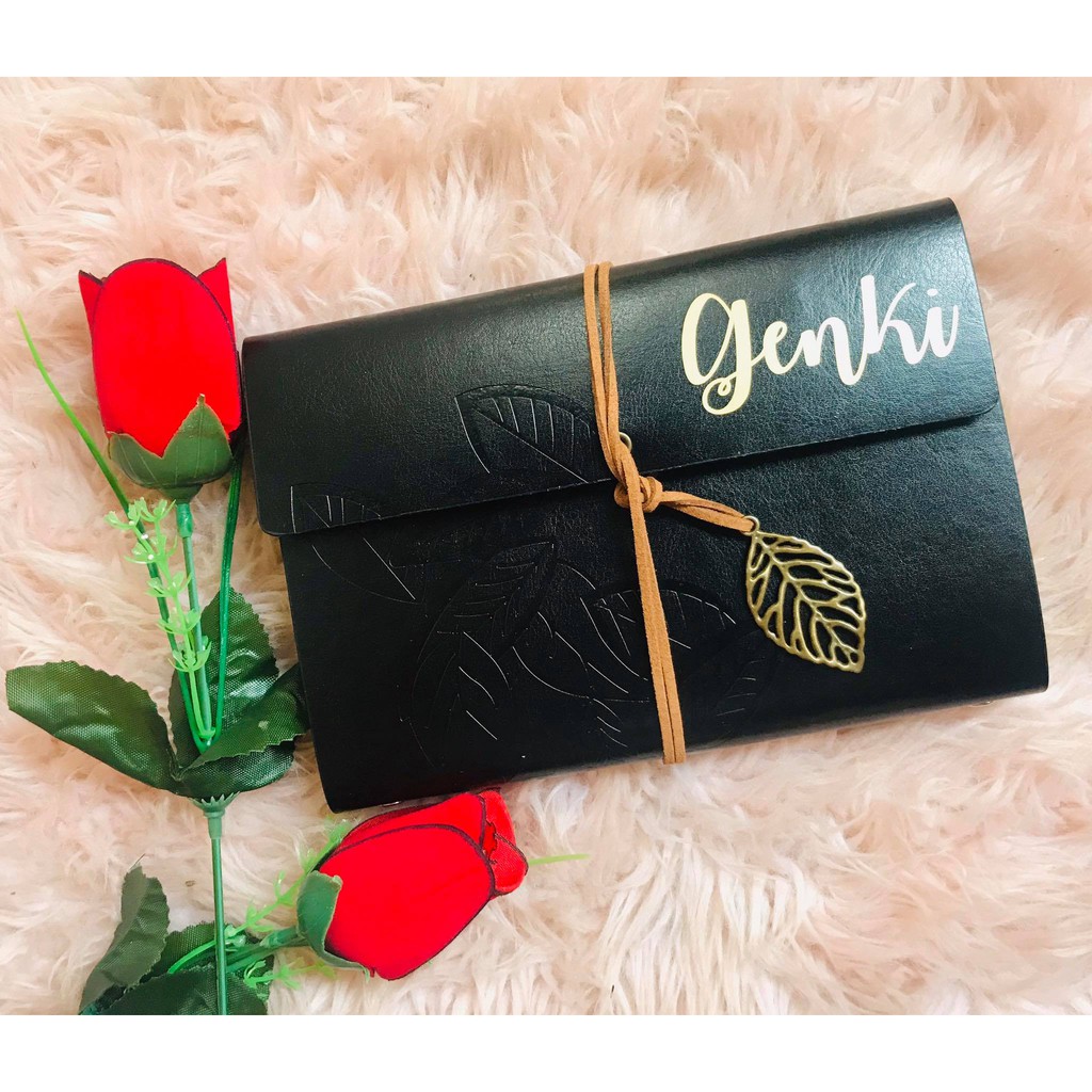 Personalized Vintage Notebook (Refillable) | Shopee Philippines