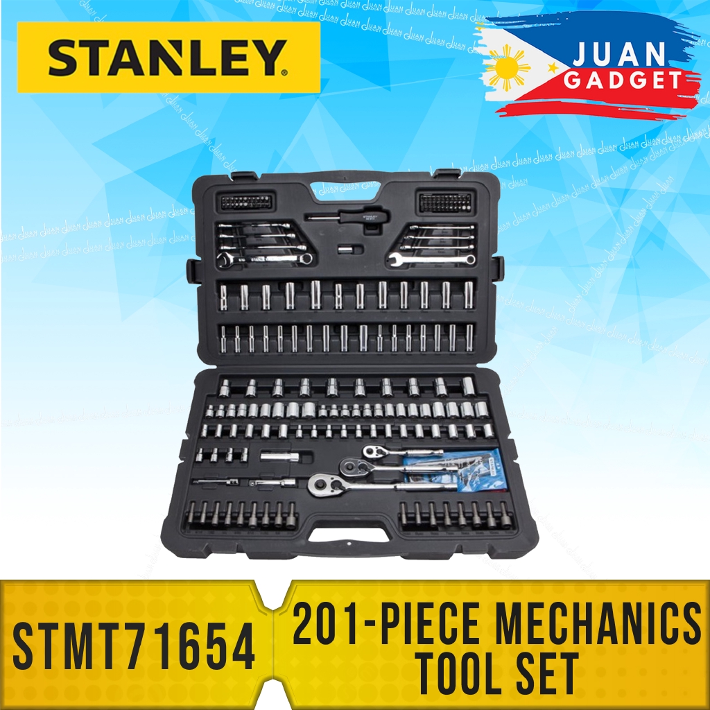 Stanley 201-Piece Mechanics Tool Set Kit | Shopee Philippines