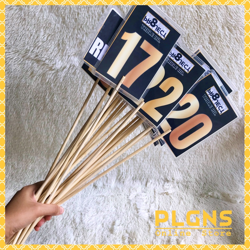 Table Numbers Number stick | Customized/Personalized Queue Waiting ...
