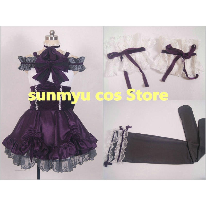 IDOL MASTER CINDERELLA GIRLS Kanzaki Ranko Purple Cosplay Costume ...