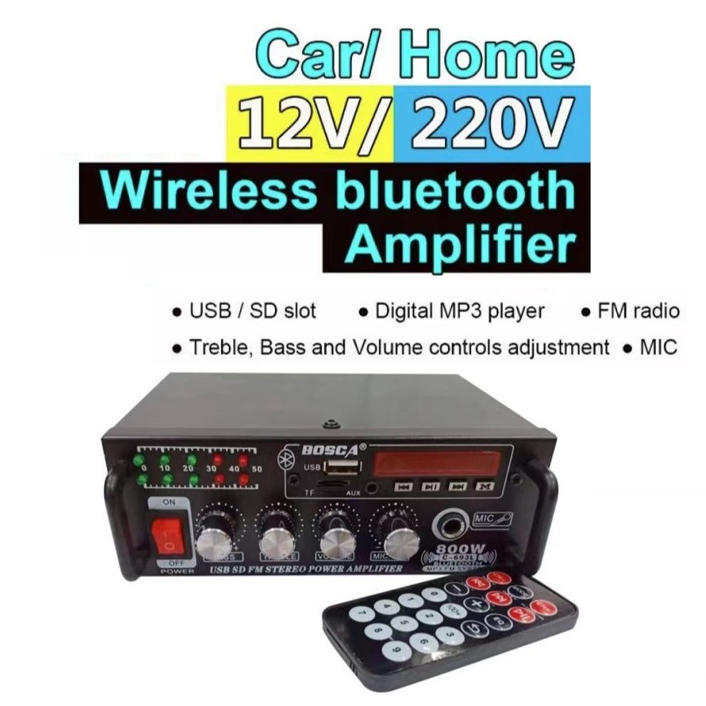 imax Bosca C-693L USB/TF/FM Digital Bluetooth Player Amplifier | Shopee ...