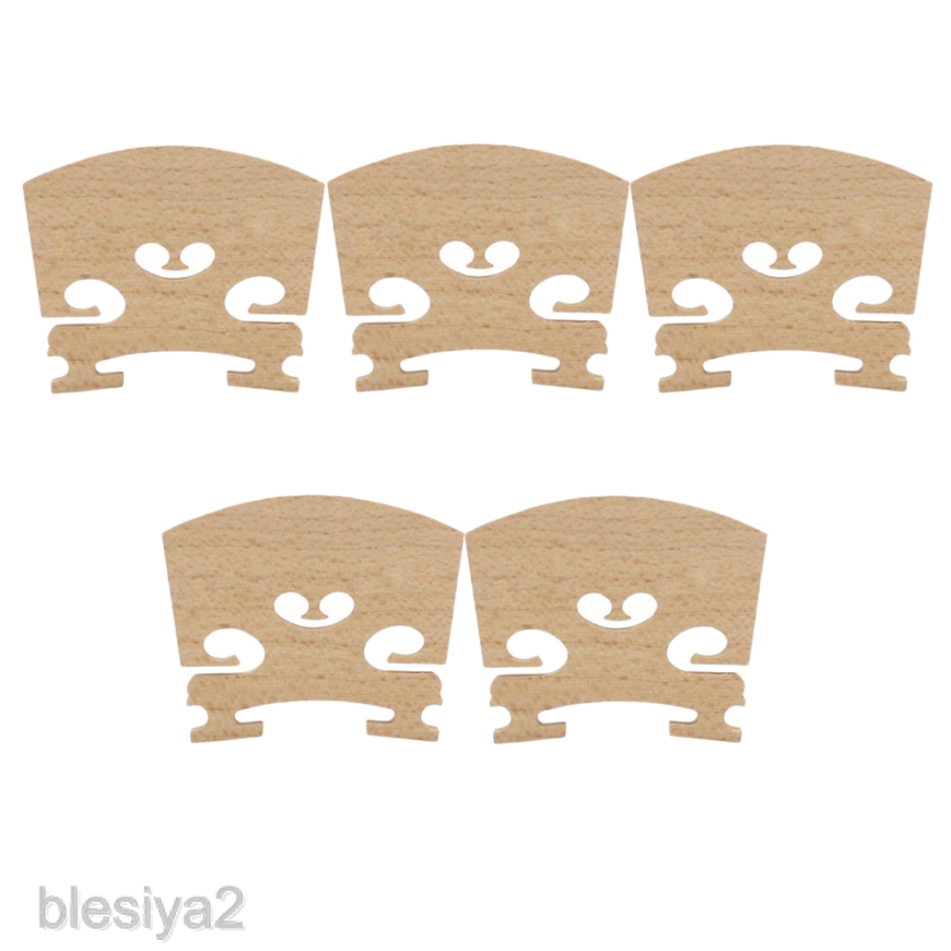 [BLESIYA2] 5PCS Maple Wood Violin Bridge for 4/4 Full Size Violin ...