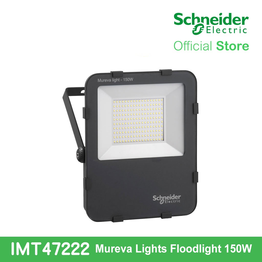 Schneider Mureva Lights Floodlight 150W IP65 230V (IMT47222) | Shopee ...