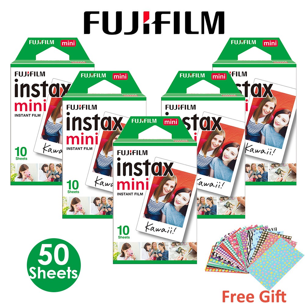 Fujifilm Instax Mini White Film Sheets Exp 04-2026 or later + Free ...
