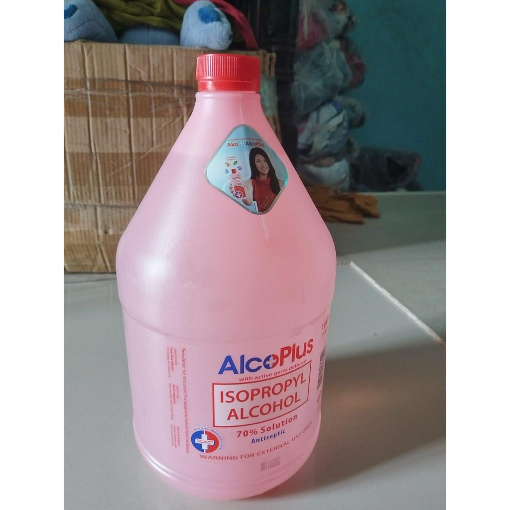 AlcoPlus Red 70% Isopropyl Alcohol (1 gallon) | Shopee Philippines