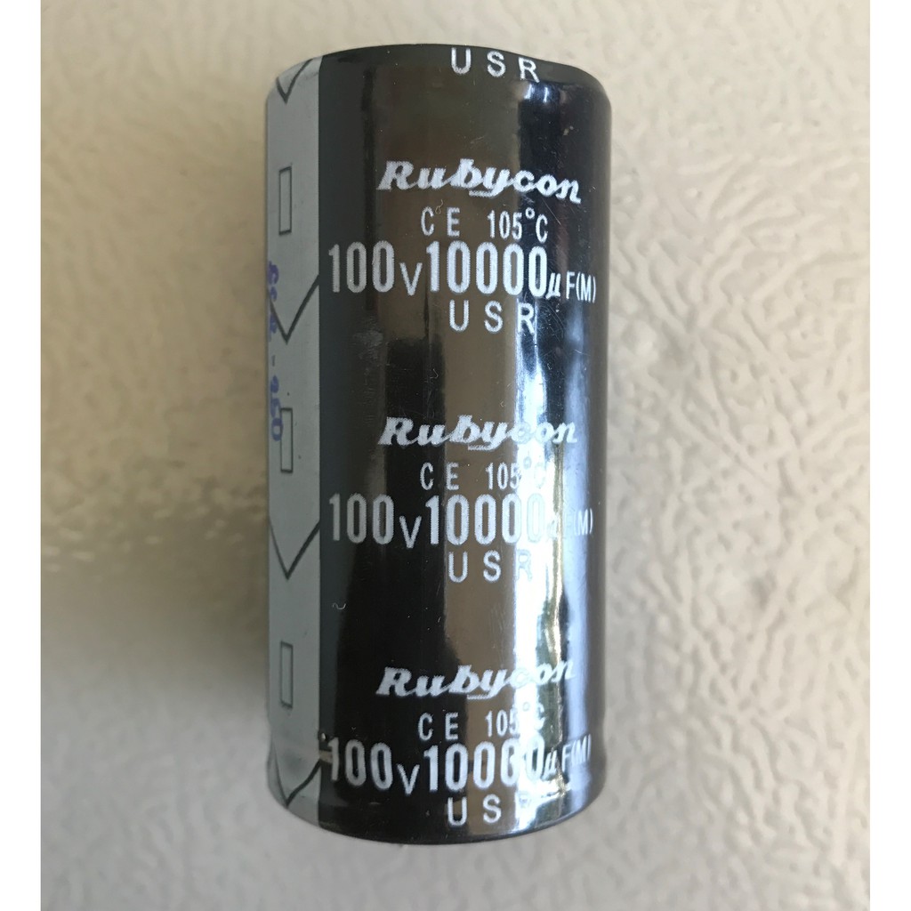 Original Rubycon 10000uf/100v Capacitor 10,000uf/100v Electrolytic ...