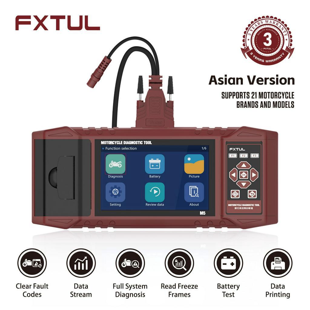 AUTOOL FXTUL M5 Locomotive Diagnostic Computer Battery Tester + OBD2 ...