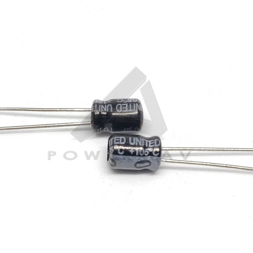 2pcs 10uf 25v capacitor New Aluminum Electrolytic Capacitors Radial 105 ...
