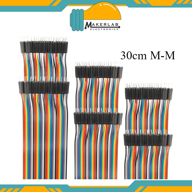 40pcs 10cm 20cm 30cm Breadboard connecting Jumper Wires Dupont Wire ...