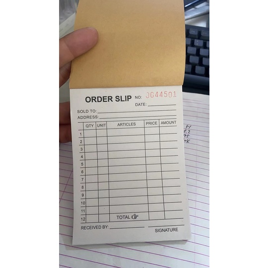 50 pages (25X2 copy) Duplicate receipt sold receipt wholesale price ...