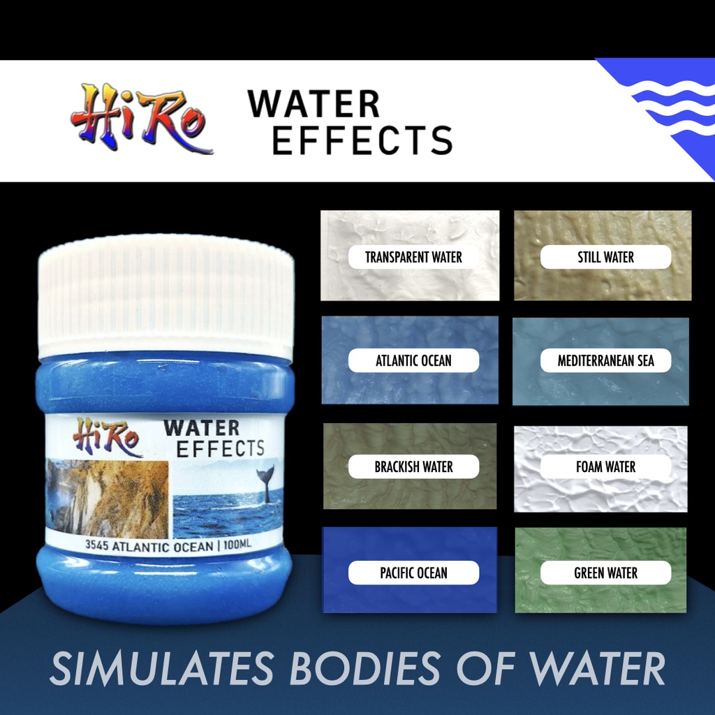 Water Effects by Hiro (100ml) Simulates Bodies of Water (For Diorama ...