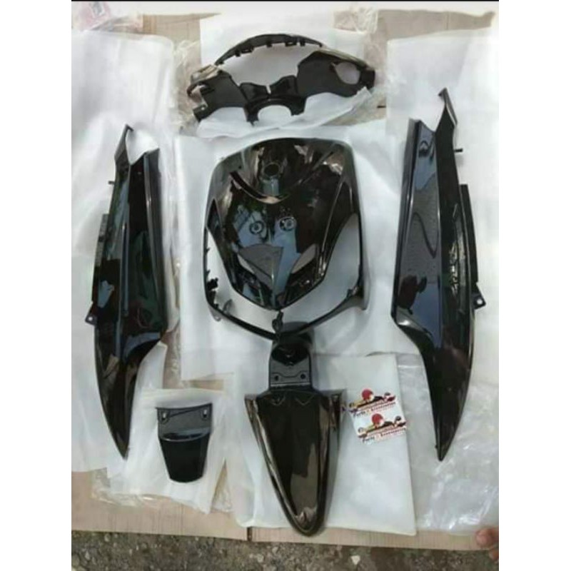 MIO SPORTY/AMORE 6PCS BODY KIT GLOSSY BLACK | Shopee Philippines
